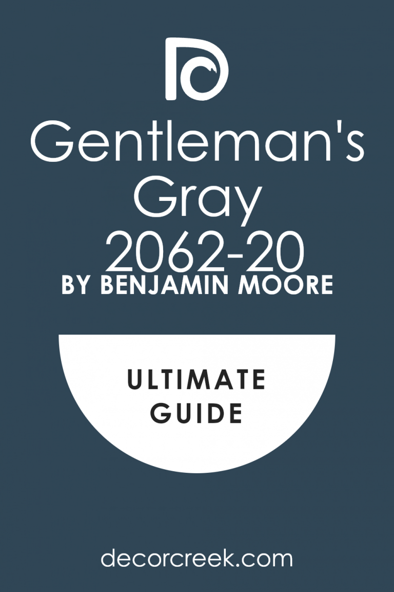 Gentleman's Gray 2062-20 Paint Color by Benjamin Moore - DecorCreek