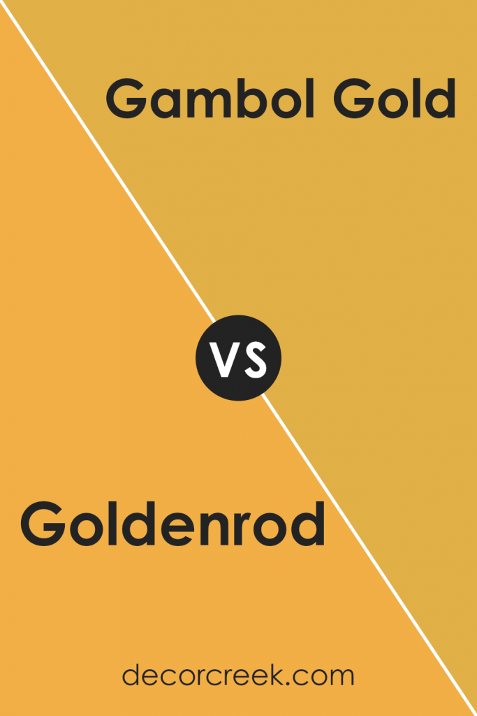 Goldenrod SW 6677 Paint Color by Sherwin Williams - DecorCreek