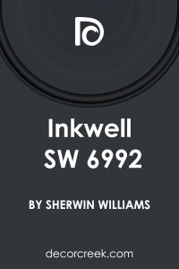 Inkwell SW 6992 Paint Color by Sherwin Williams - DecorCreek