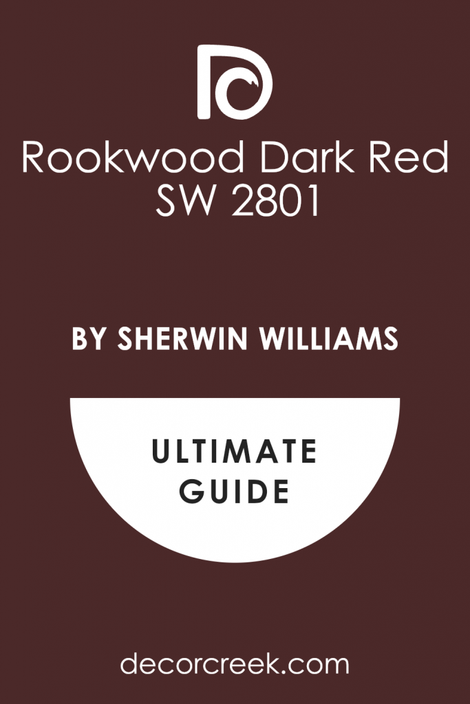 Rookwood Dark Red SW 2801 Paint Color by Sherwin Williams - DecorCreek