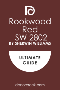 Rookwood Red SW 2802 Paint Color by Sherwin Williams - DecorCreek