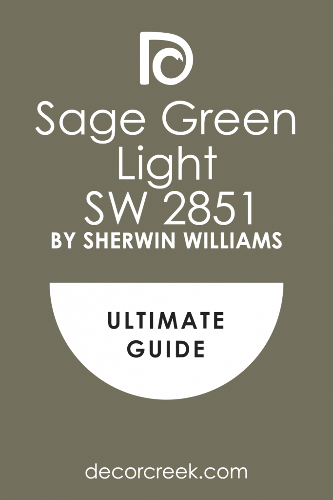 Sage Green Light SW 2851 Paint Color by Sherwin Williams - DecorCreek