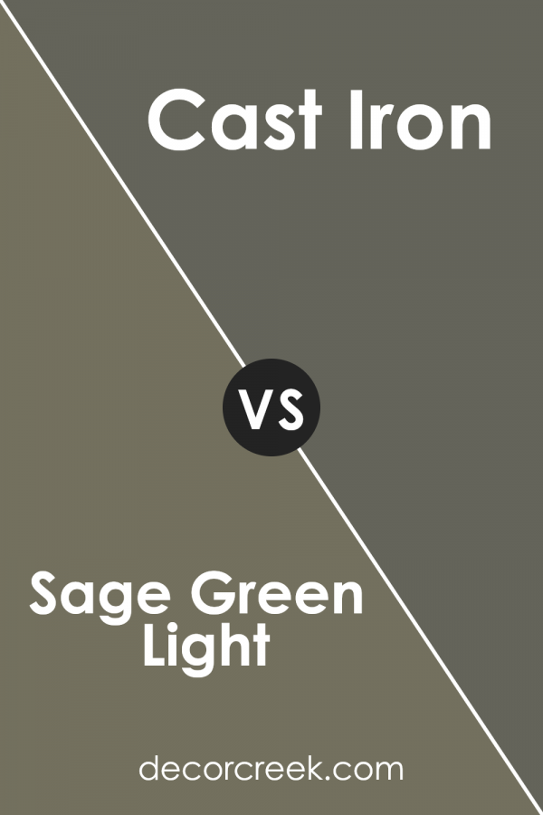 Sage Green Light SW 2851 Paint Color by Sherwin Williams - DecorCreek