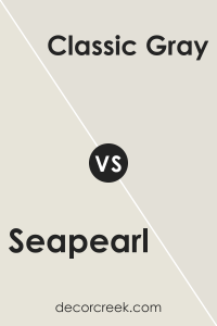Seapearl OC-19 Paint Color by Benjamin Moore - DecorCreek