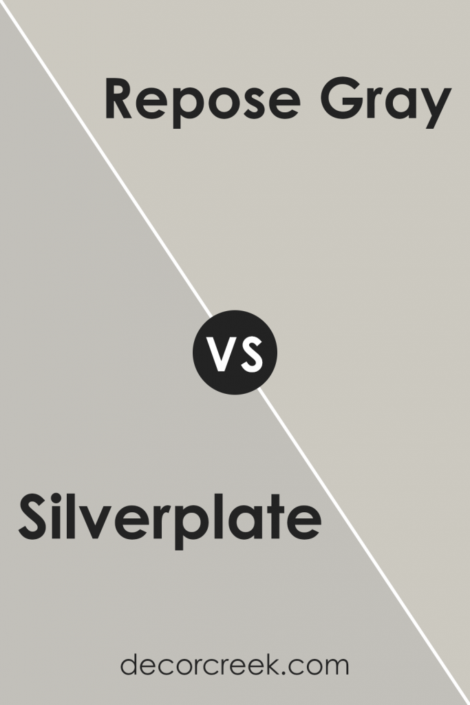 Silverplate SW 7649 Paint Color by Sherwin Williams - DecorCreek