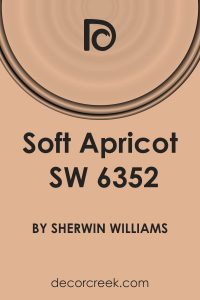 Soft Apricot SW 6352 Paint Color by Sherwin Williams - DecorCreek