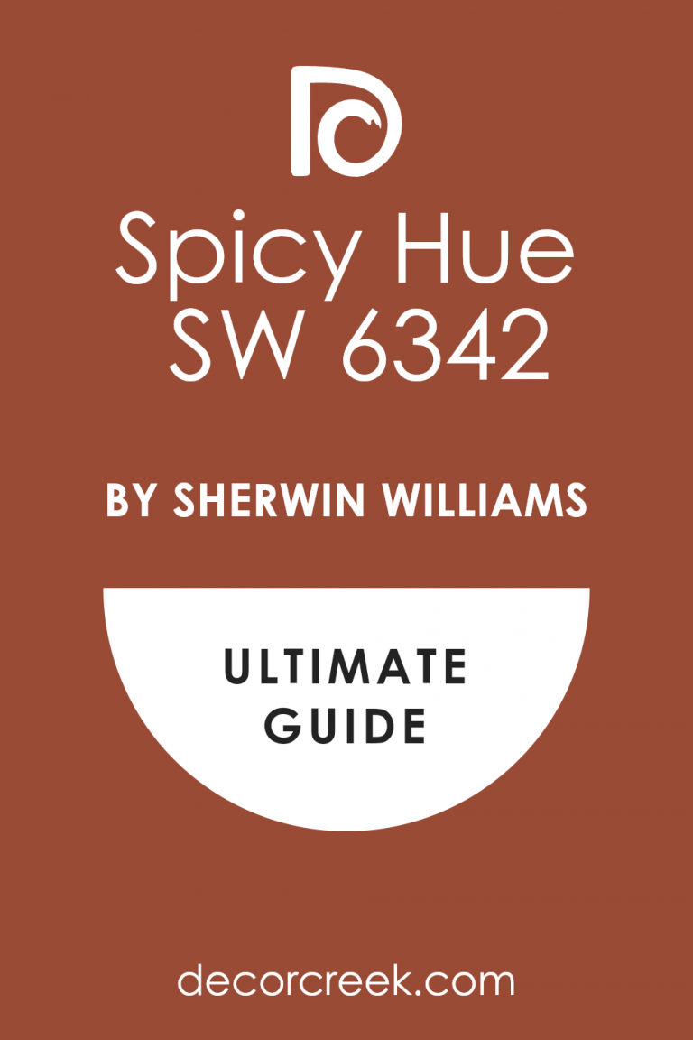 Spicy Hue SW 6342 Paint Color by Sherwin Williams - DecorCreek