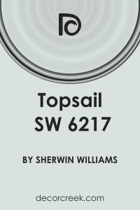 Topsail SW 6217 Paint Color by Sherwin Williams - DecorCreek