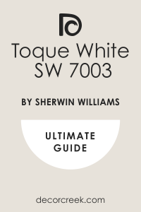 Toque White SW 7003 Paint Color by Sherwin Williams - DecorCreek