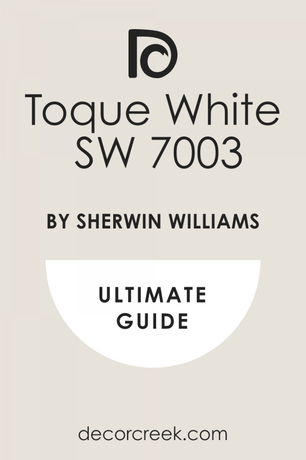 Toque White SW 7003 Paint Color by Sherwin Williams - DecorCreek