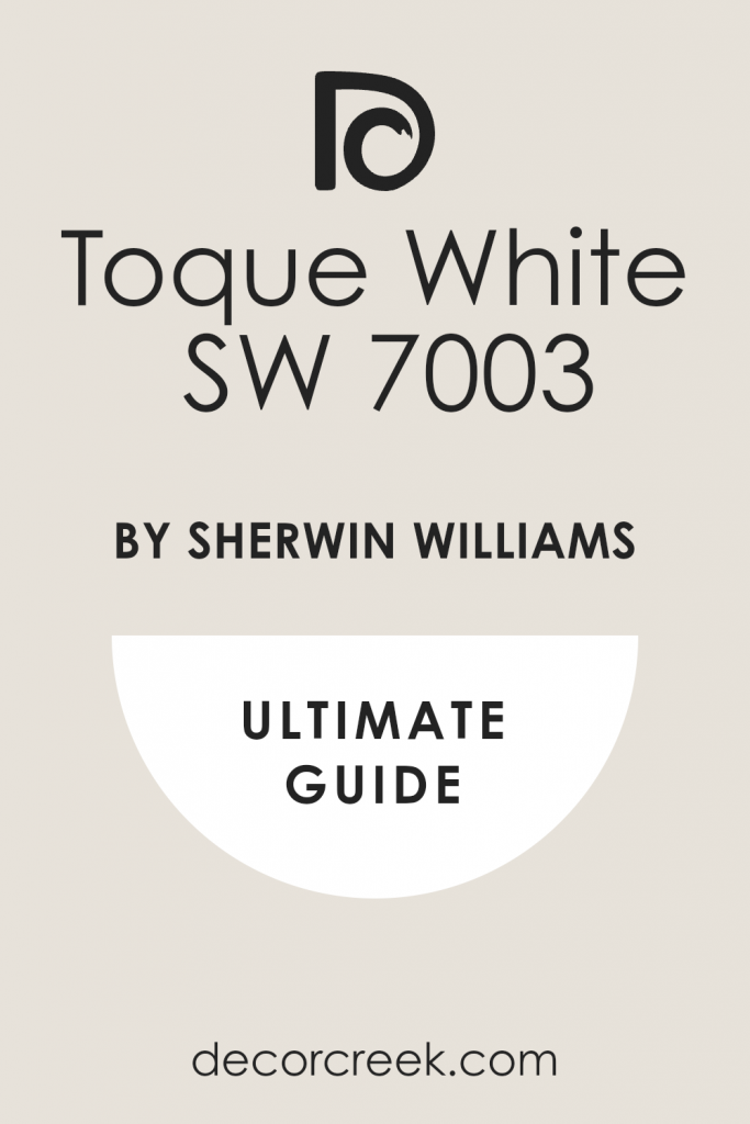 Toque White SW 7003 Paint Color by Sherwin Williams - DecorCreek