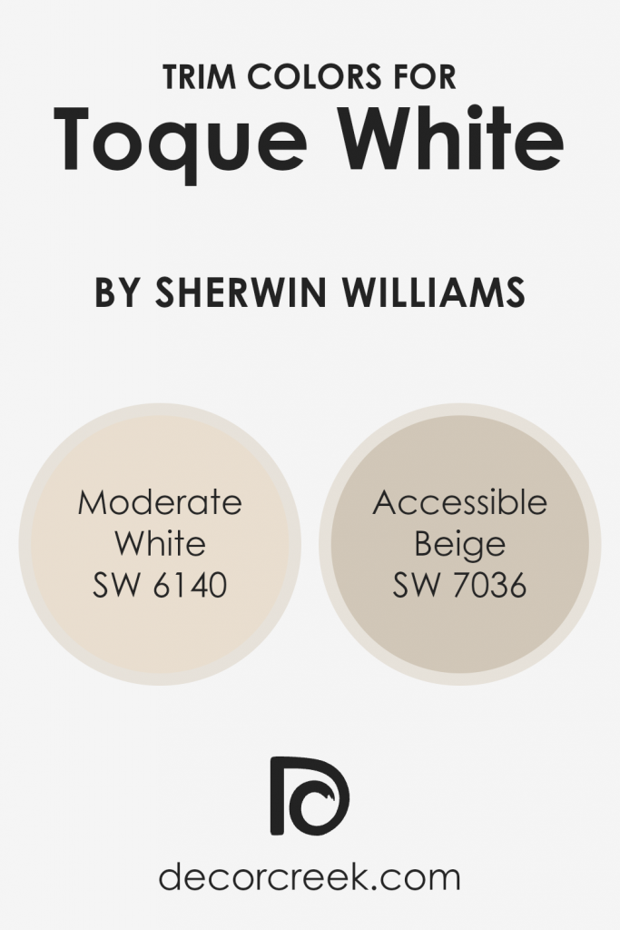 Toque White SW 7003 Paint Color by Sherwin Williams - DecorCreek