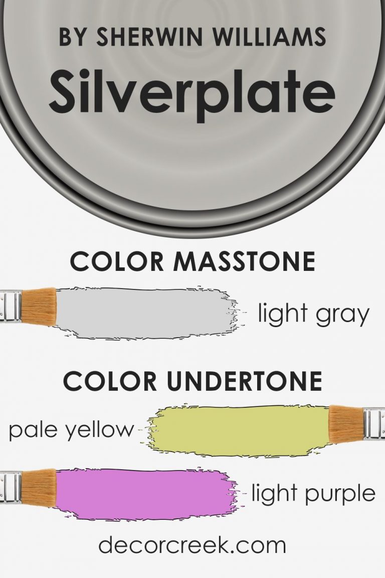 Silverplate SW 7649 Paint Color by Sherwin Williams - DecorCreek