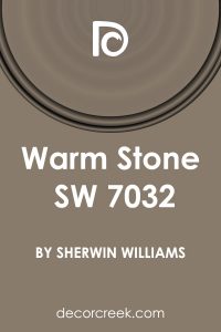 Warm Stone SW 7032 Paint Color by Sherwin Williams - DecorCreek