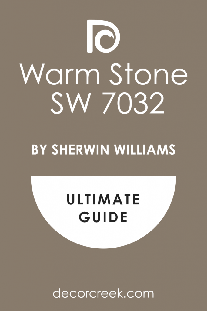 Warm Stone SW 7032 Paint Color by Sherwin Williams - DecorCreek