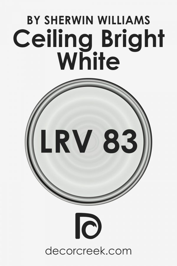 Ceiling Bright White SW 7007 Paint Color by Sherwin Williams - DecorCreek