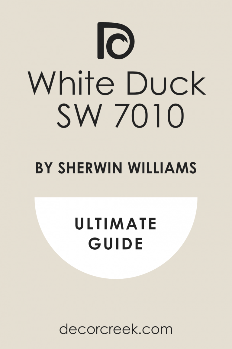 White Duck SW 7010 Paint Color by Sherwin Williams - DecorCreek