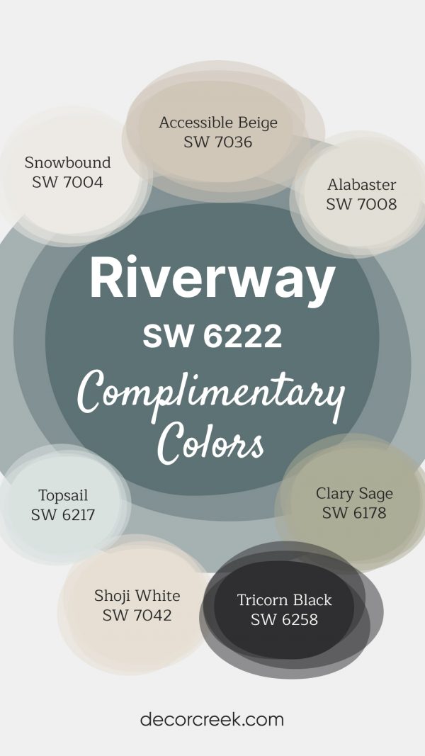 Riverway SW 6222 Paint Color by Sherwin Williams - DecorCreek