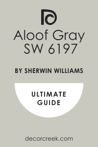 Aloof Gray SW 6197 Paint Color by Sherwin Williams - DecorCreek