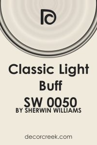 Classic Light Buff SW 0050 Paint Color by Sherwin Williams - DecorCreek