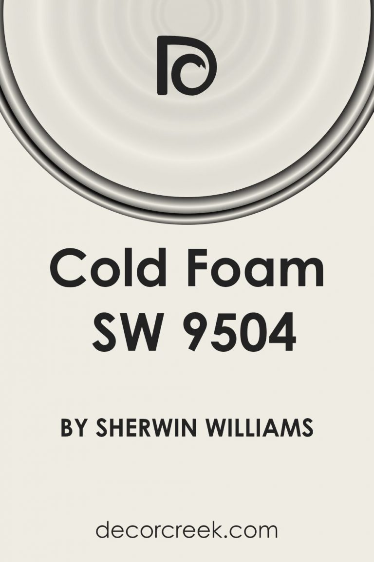 Cold Foam SW 9504 Paint Color by Sherwin Williams - DecorCreek