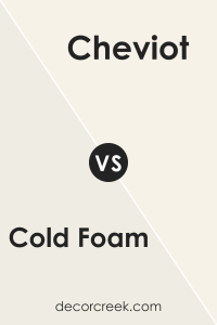 Cold Foam SW 9504 Paint Color by Sherwin Williams - DecorCreek