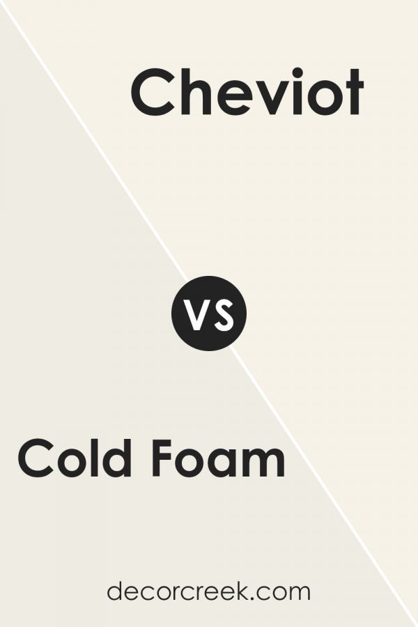 Cold Foam SW 9504 Paint Color by Sherwin Williams - DecorCreek