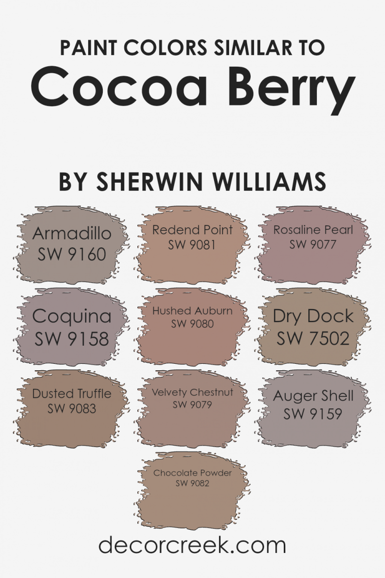 Cocoa Berry SW 9078 Paint Color by Sherwin Williams - DecorCreek