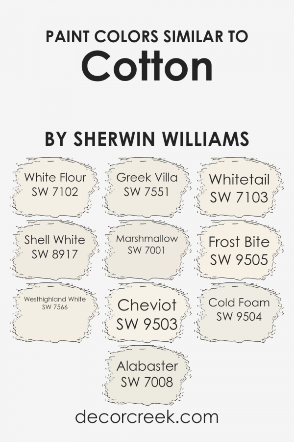Cotton SW 9581 Paint Color by Sherwin Williams - DecorCreek