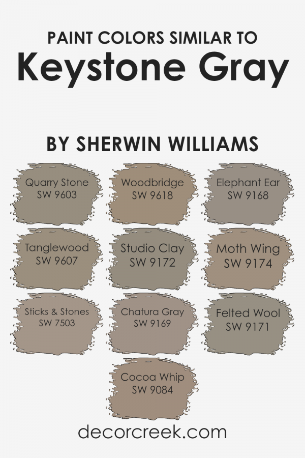 Keystone Gray SW 7504 Paint Color by Sherwin Williams - DecorCreek