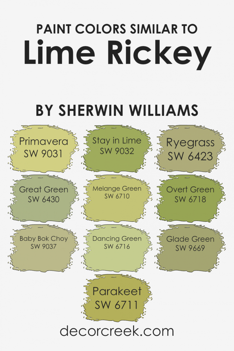 Lime Rickey SW 6717 Paint Color by Sherwin Williams - DecorCreek