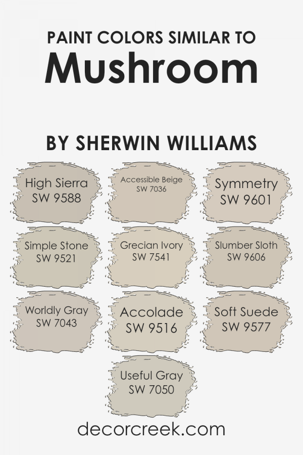 Mushroom SW 9587 Paint Color by Sherwin Williams - DecorCreek
