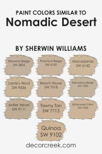 Nomadic Desert SW 6107 Paint Color by Sherwin Williams - DecorCreek
