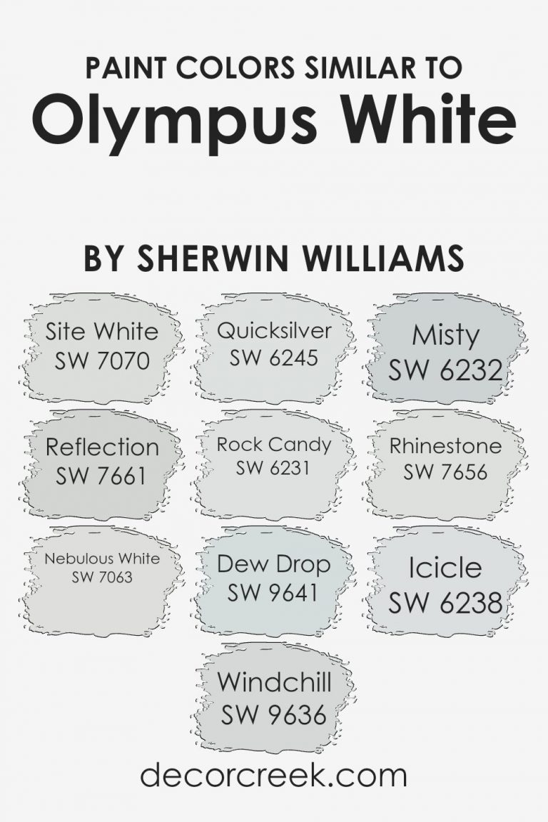 Olympus White SW 6253 Paint Color by Sherwin Williams - DecorCreek