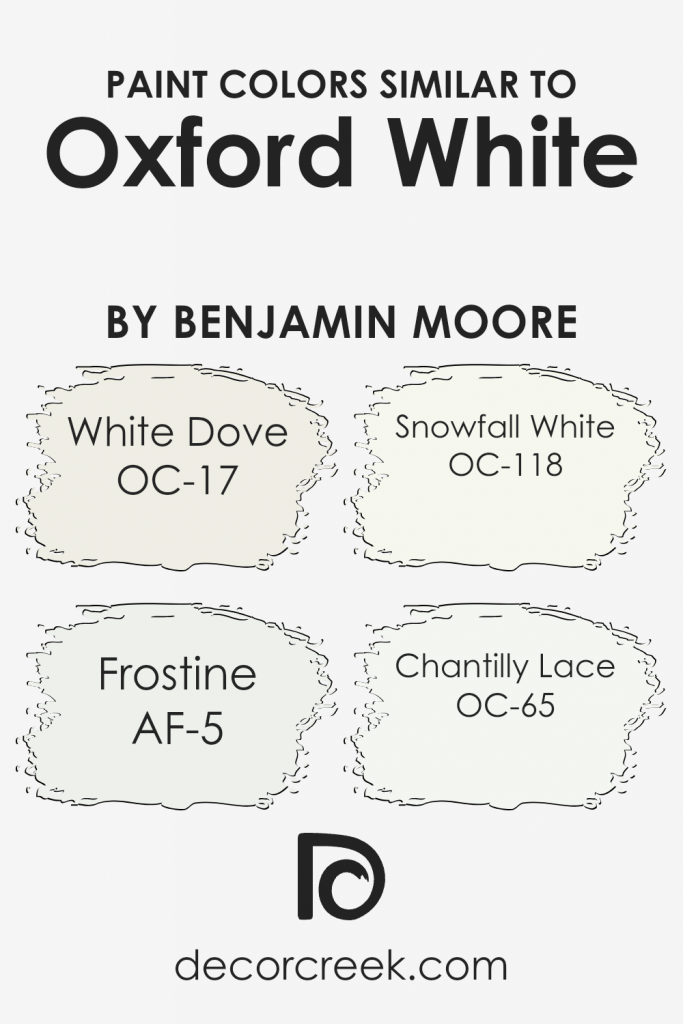 Oxford White 869 Paint Color by Benjamin Moore - DecorCreek