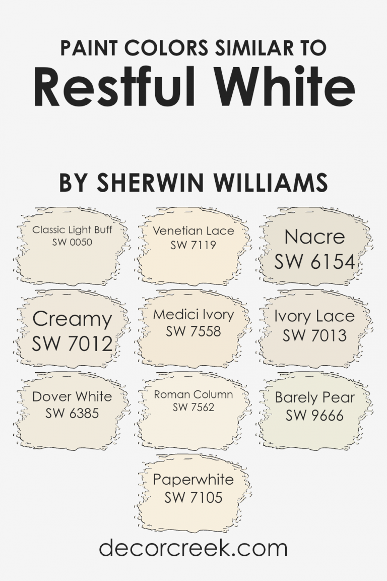 Restful White SW 7563 Paint Color by Sherwin Williams - DecorCreek