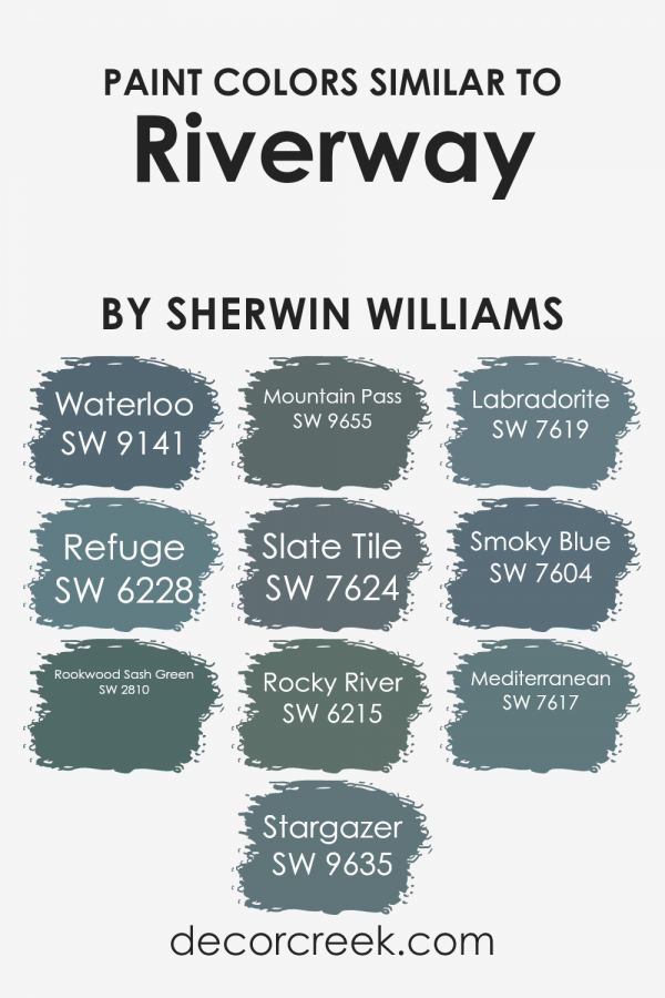 Riverway SW 6222 Paint Color by Sherwin Williams - DecorCreek