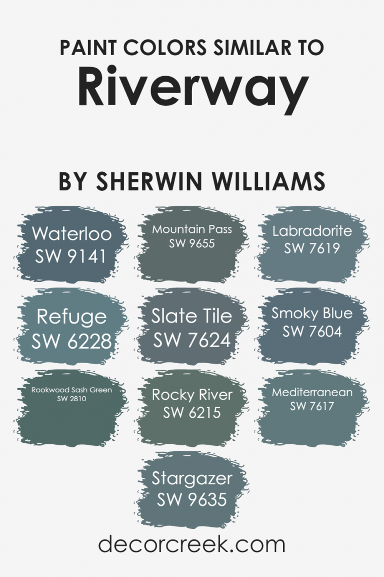 Riverway SW 6222 Paint Color by Sherwin Williams - DecorCreek