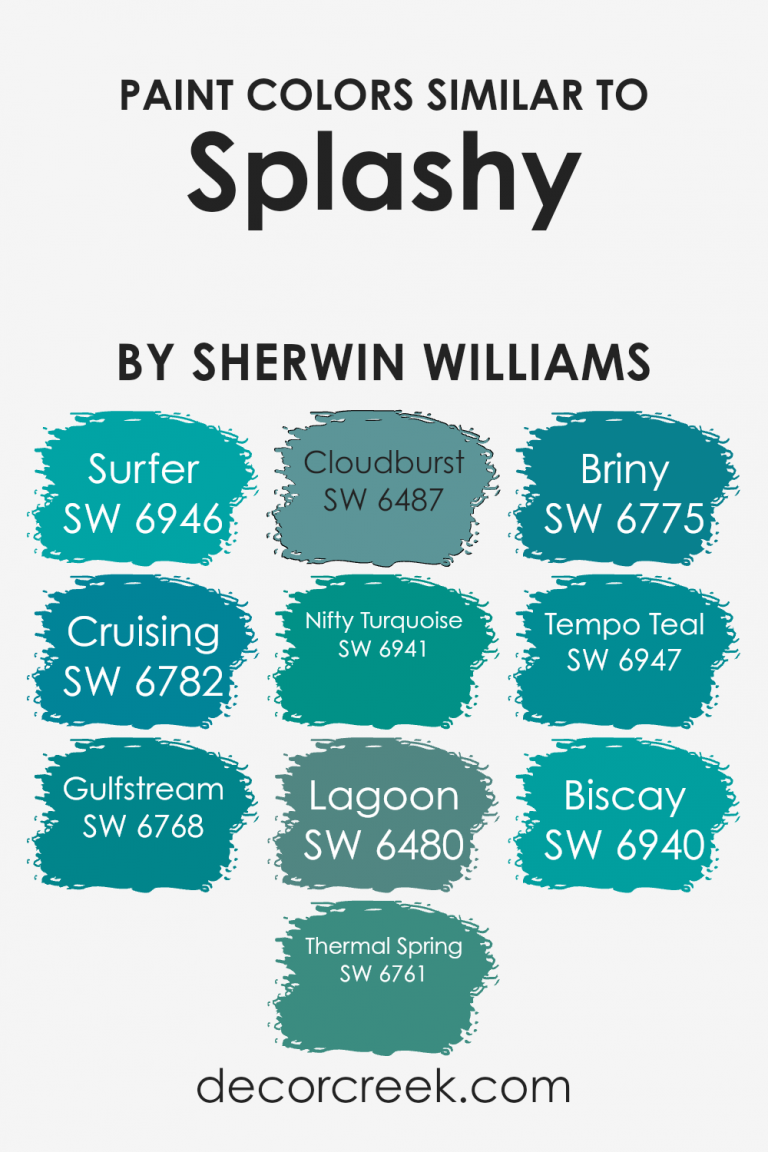 Splashy SW 6942 Paint Color by Sherwin Williams - DecorCreek