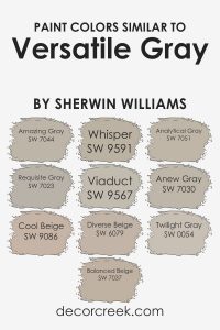 Versatile Gray SW 6072 Paint Color by Sherwin Williams - DecorCreek
