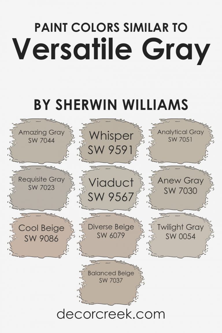 Versatile Gray SW 6072 Paint Color by Sherwin Williams - DecorCreek