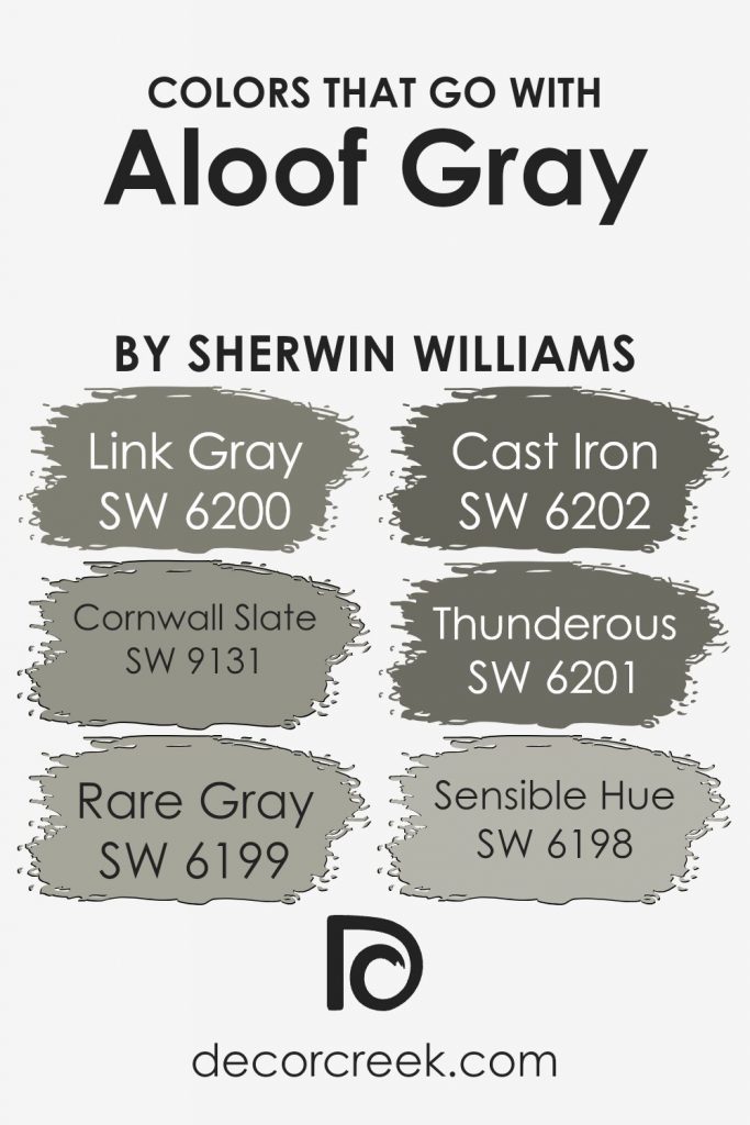 Aloof Gray SW 6197 Paint Color by Sherwin Williams - DecorCreek