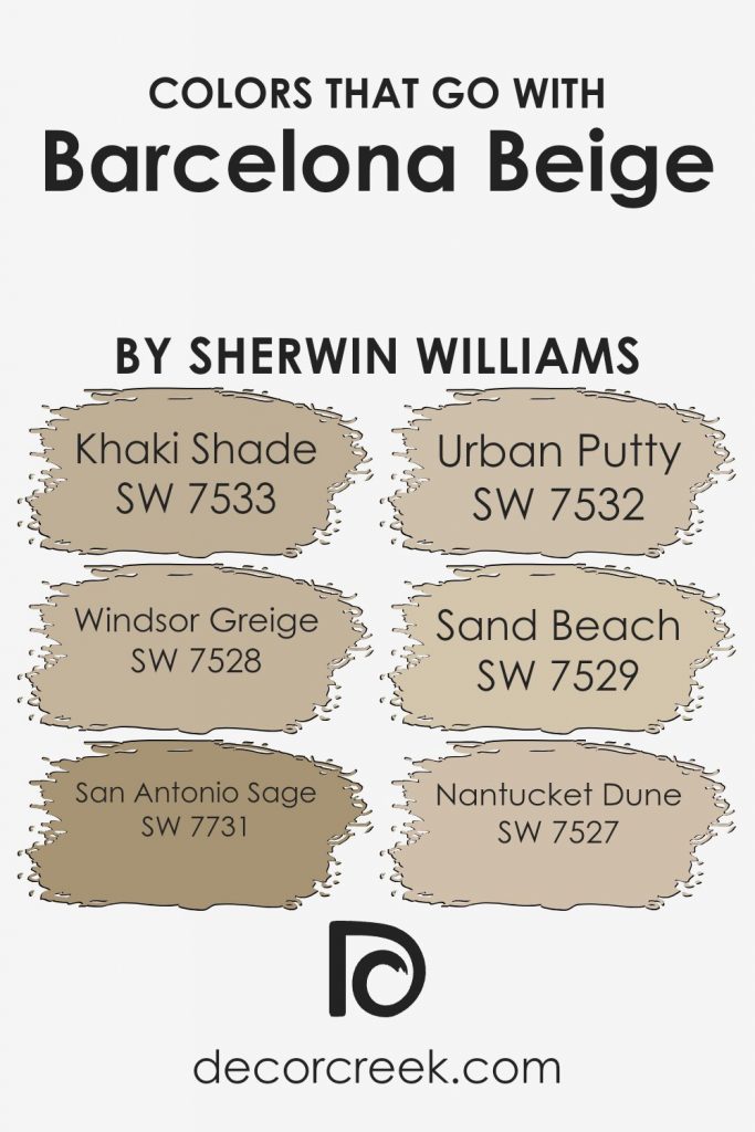 Barcelona Beige SW 7530 Paint Color by Sherwin Williams - DecorCreek