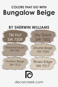 Bungalow Beige SW 7511 Paint Color by Sherwin Williams - DecorCreek