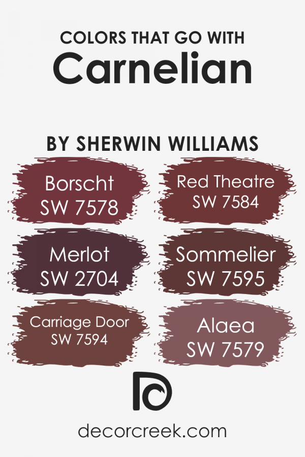 Carnelian SW 7580 Paint Color by Sherwin Williams - DecorCreek