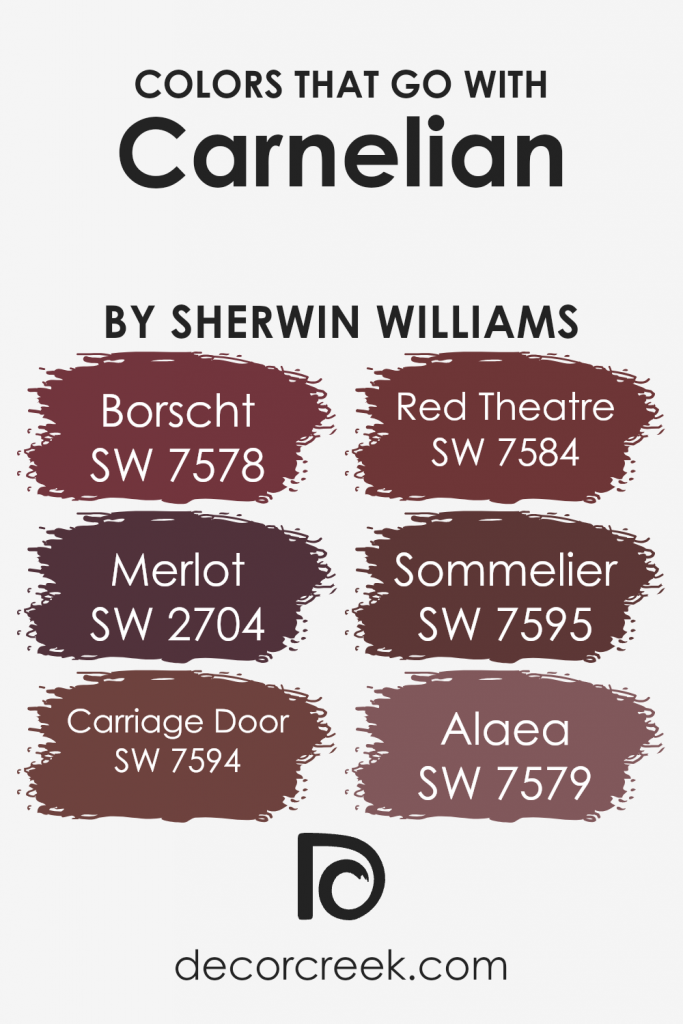 Carnelian SW 7580 Paint Color by Sherwin Williams - DecorCreek