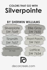 Silverpointe SW 7653 Paint Color by Sherwin Williams - DecorCreek