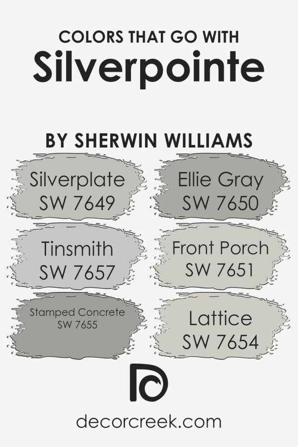 Silverpointe SW 7653 Paint Color by Sherwin Williams - DecorCreek