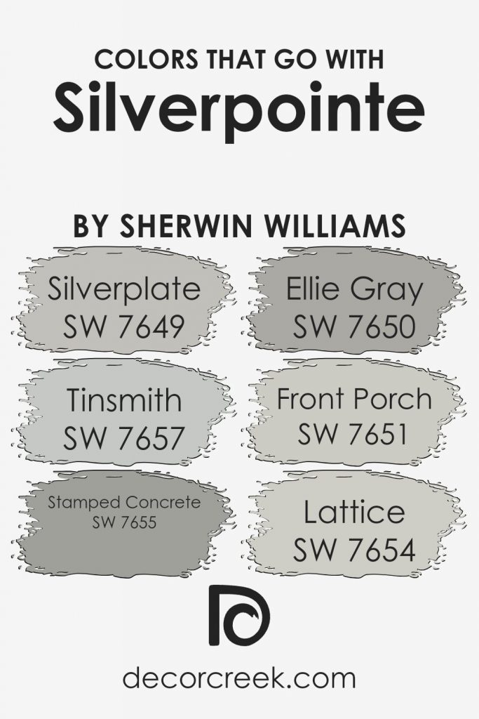 Silverpointe SW 7653 Paint Color by Sherwin Williams - DecorCreek