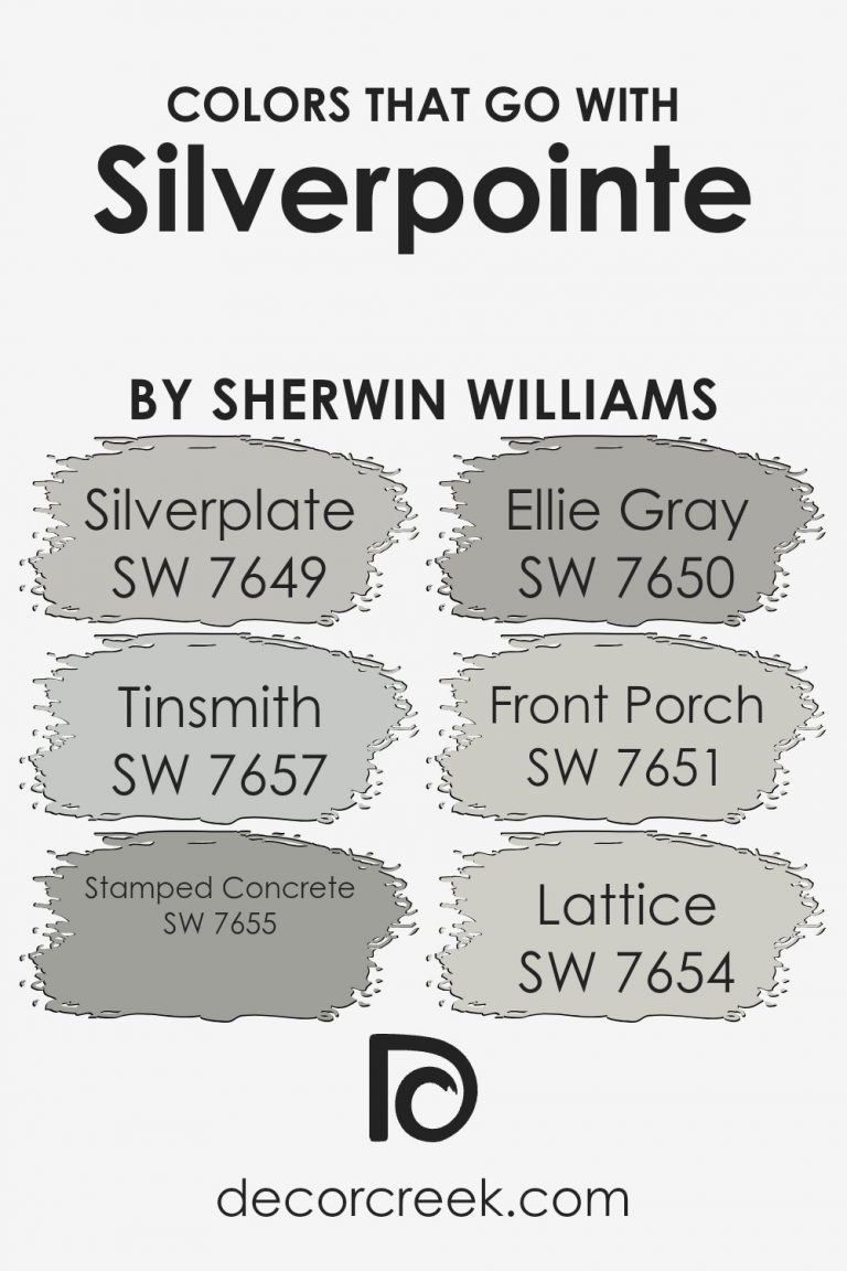 Silverpointe SW 7653 Paint Color by Sherwin Williams - DecorCreek